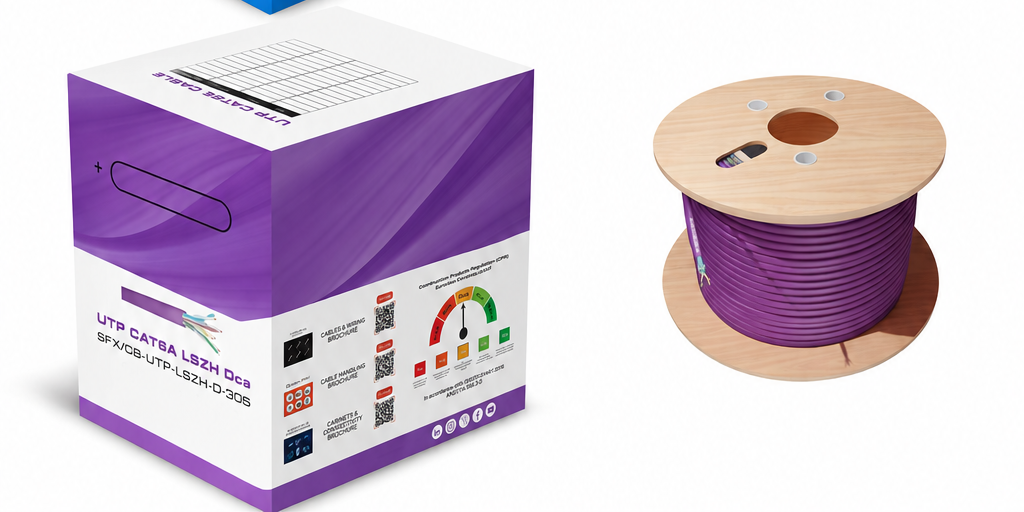 Cat6a Cable 305m | Ethernet Cable Reels & Bulk Cat6a Cable – FruityCables