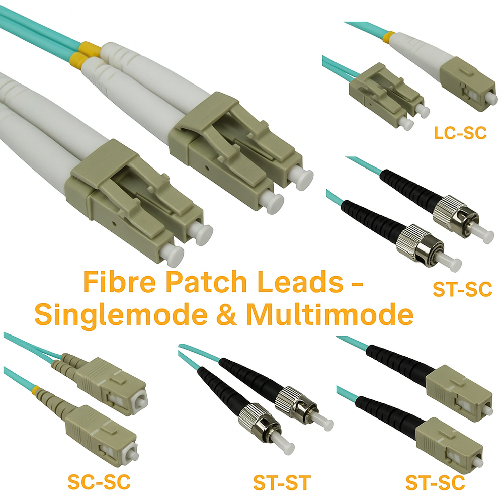 Fibre Patch Leads – OM1, OM3, OM4 & OS2 – FruityCables