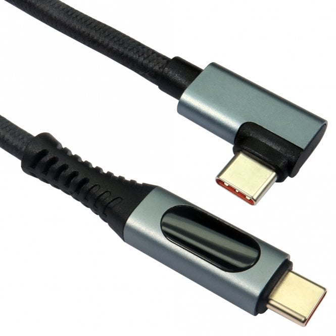 1m USB 40Gbps R/A EPR Cable with Display – FruityCables