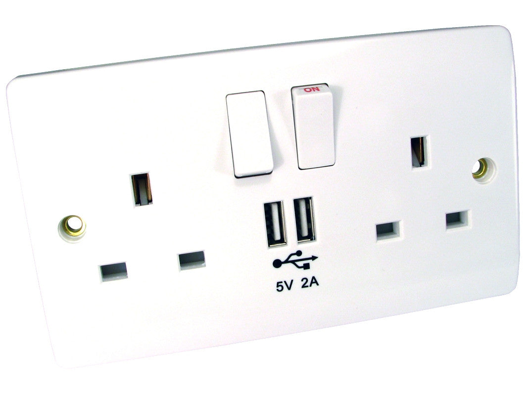 USB and UK Power Sockets – FruityCables